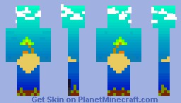 Floating Island Minecraft Skin