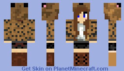 Ocelot girl Minecraft Skin
