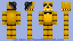 Golden Freddy Minecraft Skin