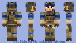Special Forces Operator (Ukrainian Flag) Minecraft Skin