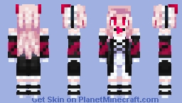 Maiden Ruby Fox Minecraft Skin