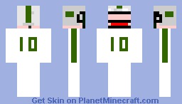 football player (green) Minecraft Skin