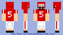 Football player Minecraft Skin