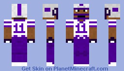 Purple Football Uniform Minecraft Skin