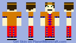 forest clan town guard Minecraft Skin