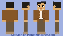 GRAD Male Brown Minecraft Skin