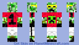 football creeper Minecraft Skin