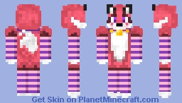 Red Furry Fox Minecraft Skin