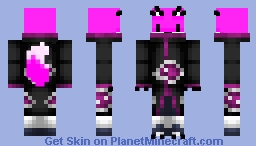 Pink Fox Akatsuki Minecraft Skin
