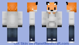 furry fox Minecraft Skin