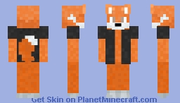 Fox with jacket Minecraft Skin