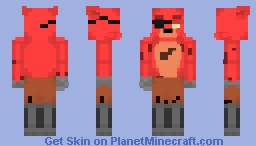 Foxy | Fnaf Minecraft Skin