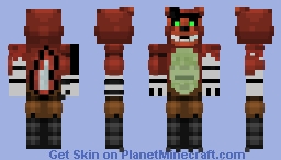 Foxy2000 Skin [edited Adventure Foxy skin] Minecraft Skin