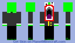 Freaked Out Face Minecraft Skin