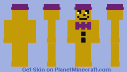 Fredbear plush Minecraft Skin