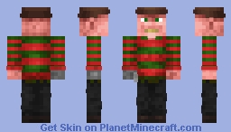 Freddy Krueger Minecraft Skin