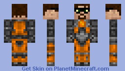 Gordon Freeman Minecraft Skin