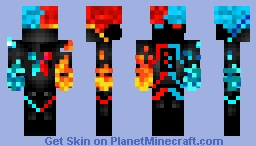 Fire & Ice Minecraft Skin