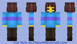Frisk - GLITCHTALE Minecraft Skin