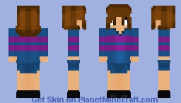 Frisk UNDERTALE Minecraft Skin
