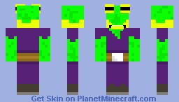 Cubeworld Frogman 2 Minecraft Skin