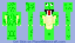frog(moving eyes and mouth) Minecraft Skin