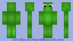 More Frogs! Shaded Slip the Frog (crazy eyes!) Minecraft Skin