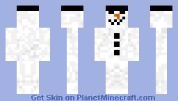 Frost the Snowman Minecraft Skin