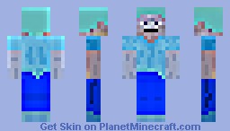 Frozen Steve Minecraft Skin