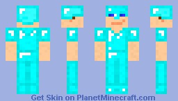 Full Diamond Minecraft Skin