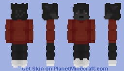 Furry? Human Wolf! Minecraft Skin