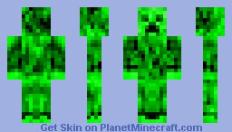 Furry Creeper Minecraft Skin