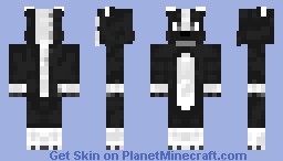 (black) Fursuit Character Minecraft Skin