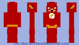 Future Flash CW - April's 2024 Newspaper Minecraft Skin