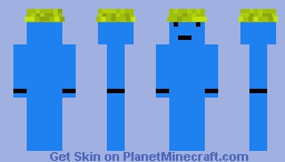 blue guy Minecraft Skin