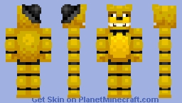Golden Freddy Minecraft Skin