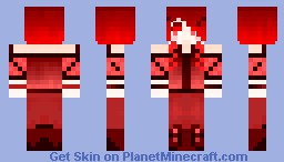 Red Girl Minecraft Skin