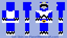 Blue Galaxy Ranger Minecraft Skin
