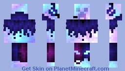 Galaxy creeper Minecraft Skin