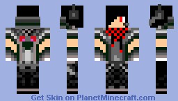 gaming gray guy Minecraft Skin
