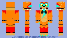 glamrock freddy Minecraft Skin
