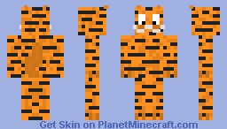 garfield Minecraft Skin