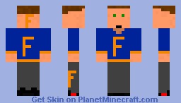 florida gators fan Minecraft Skin