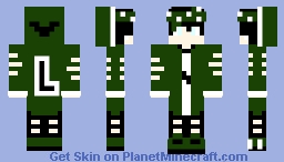 green LUCAS GAMER DZN! Minecraft Skin