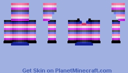 Genderfluid Hoodie Minecraft Skin