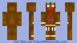 Gingerbread Man Minecraft Skin