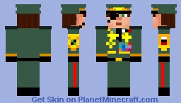 Colonel General of Reichstainian Federation Jess Minecraft Skin