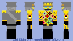 Army General Skeleton in dress uniform Minecraft Skin
