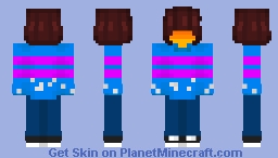 Frisk genocide undertale Minecraft Skin