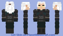 Geralt The witcher 3 minecraft skin Minecraft Skin